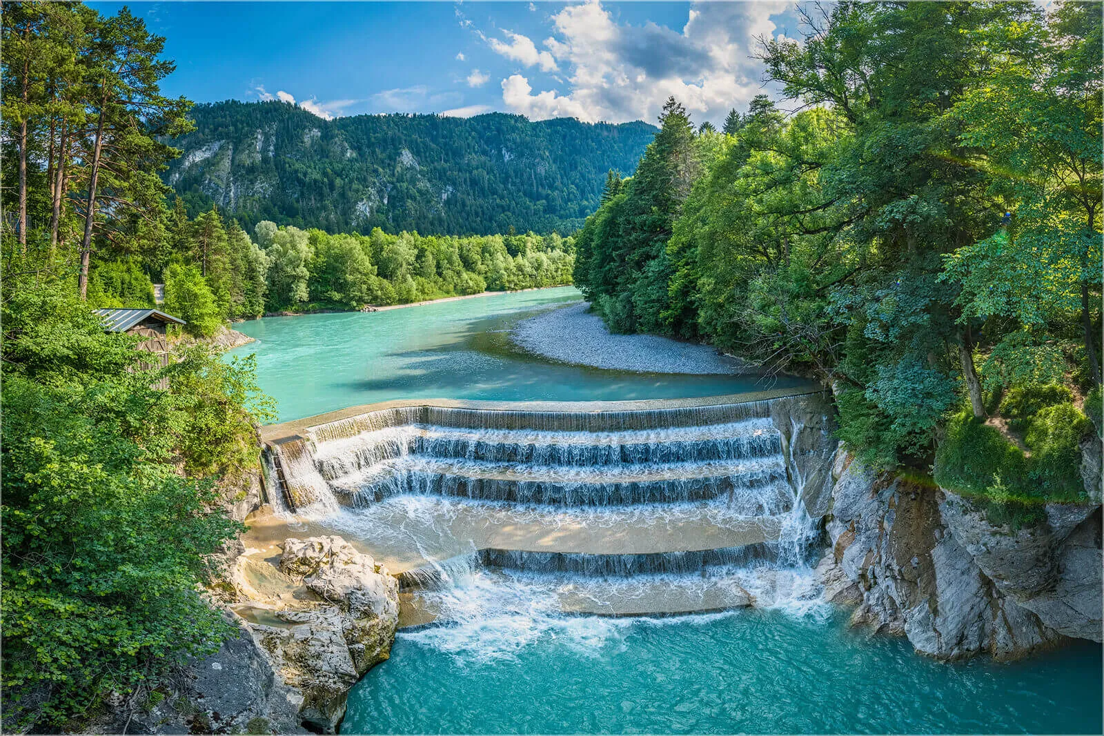 Bilder von Wasserfällen als Wandbild oder Küchenrückwand
