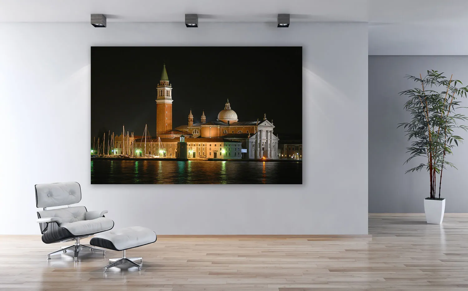 Städtebild Venedig San Giorgio Maggiore als Wandbild Grösse (4:3) 105 x ...